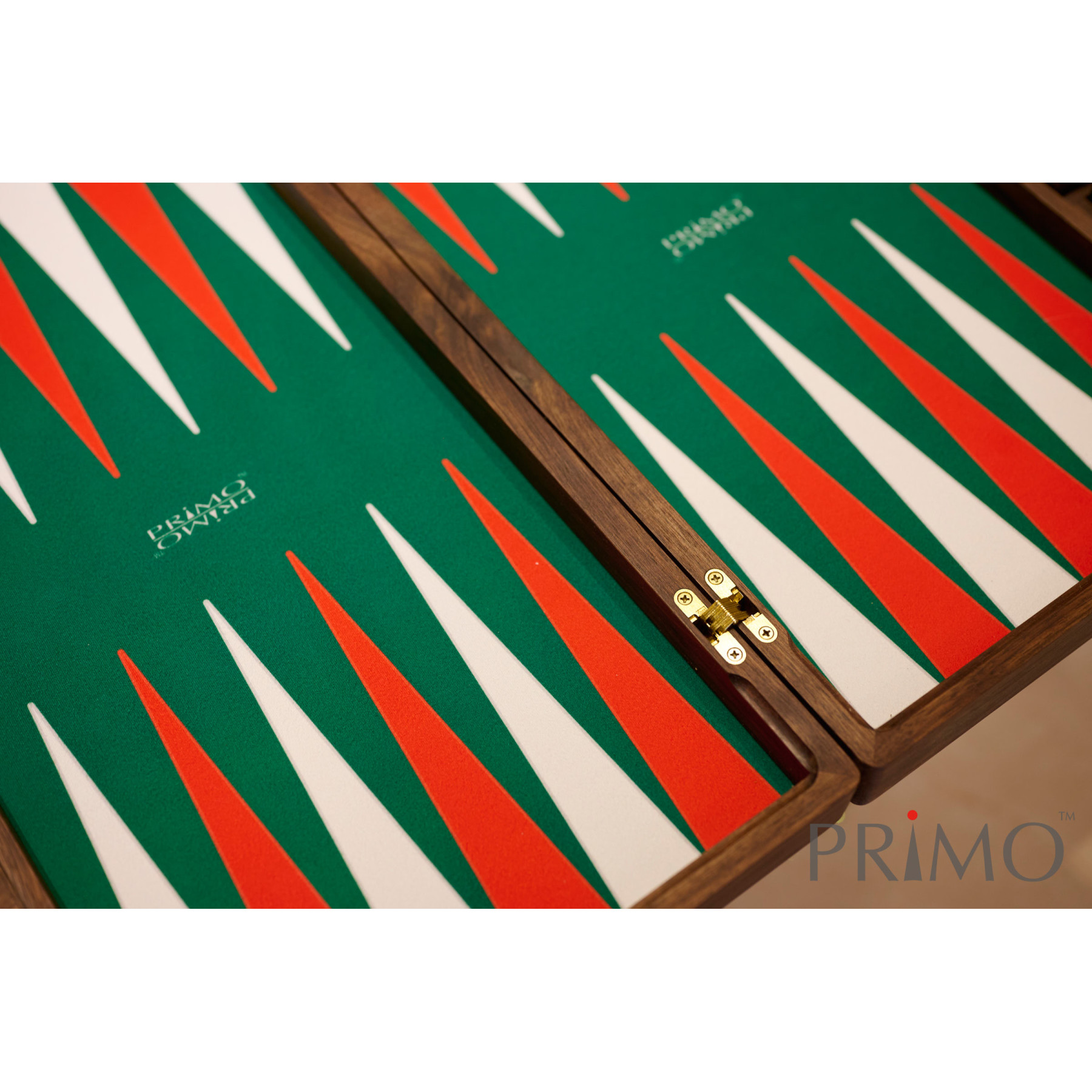 PRIMO Classic Backgammon Casino White