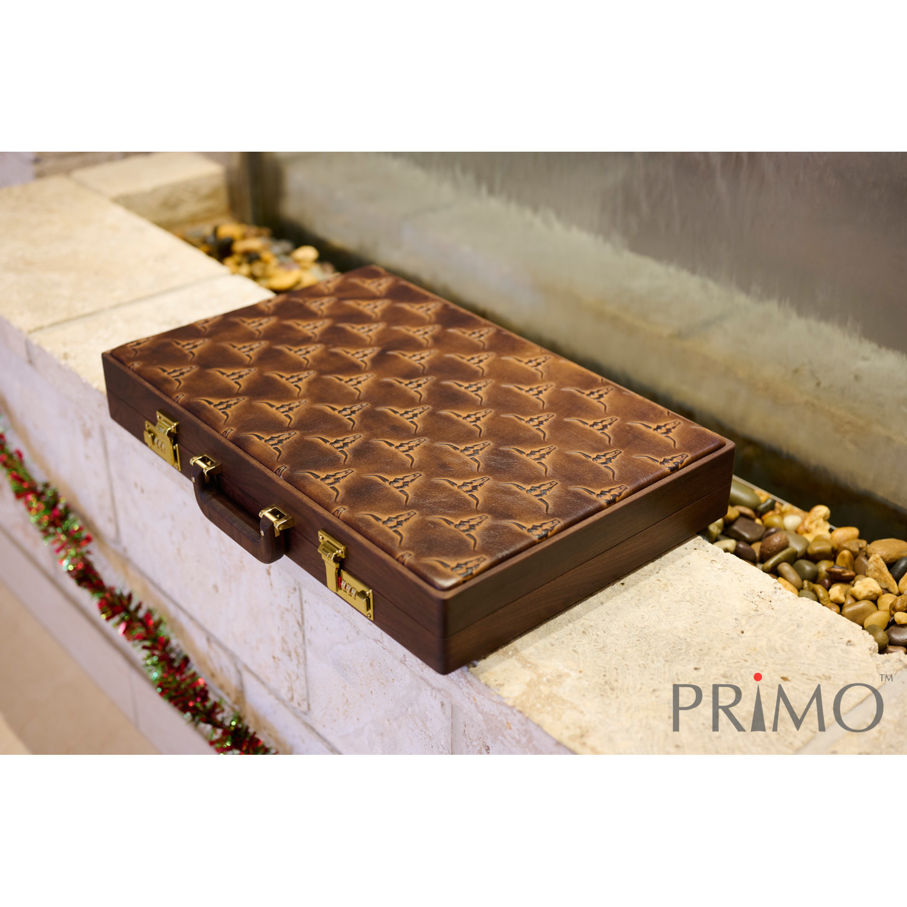 PRIMO Classic Backgammon Casino White