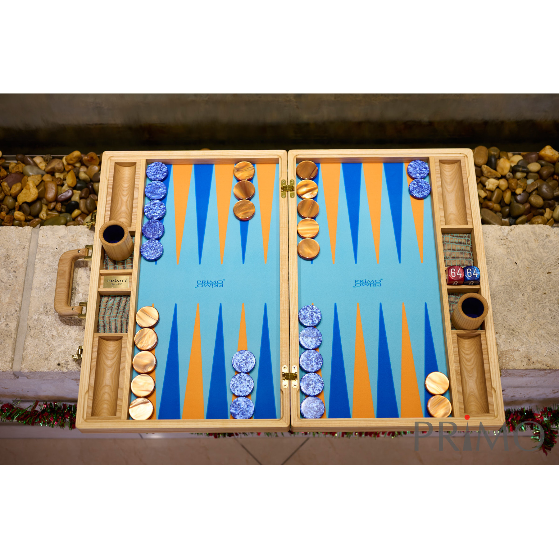 PRIMO Classic Backgammon Board Florida