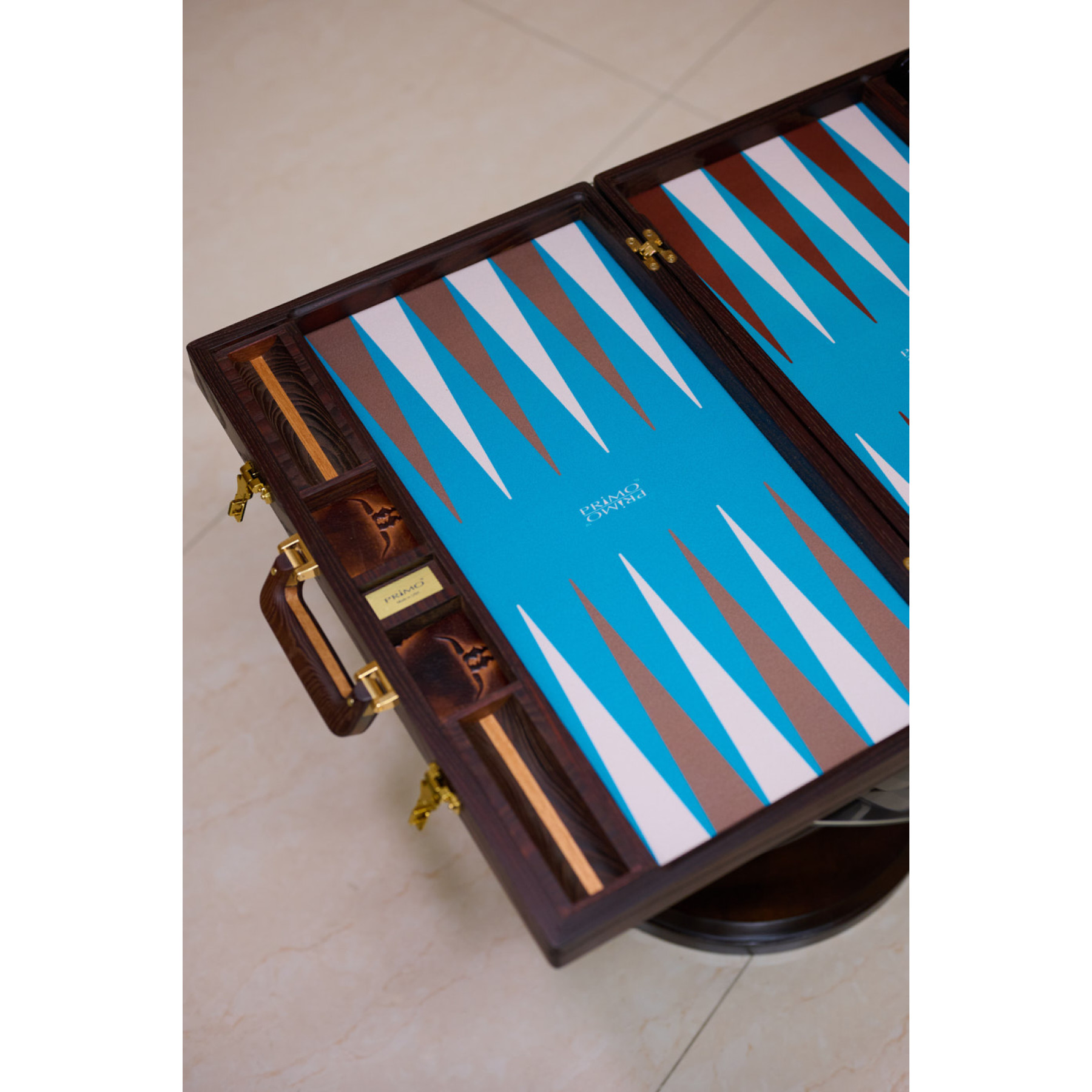PRIMO "Texas" Luxury Backgammon Board Set "Master" Mod - (Genuine ...